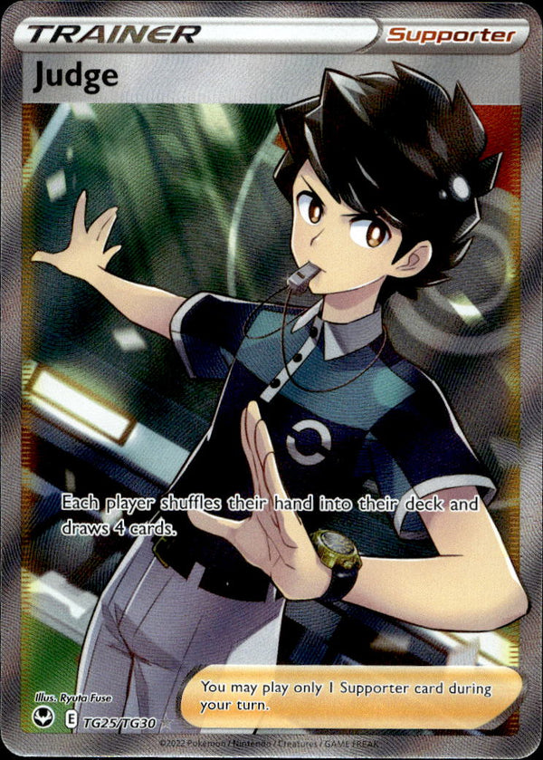 Pokemon TCG SWSH: Silver Tempest Trainer Gallery #TG25/TG30 Judge